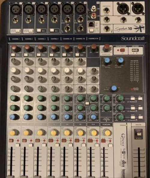 Soundcraft signature 10 микшерный пульт