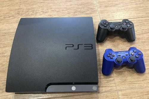 PS3 Slim 300GB + игры и джойстики