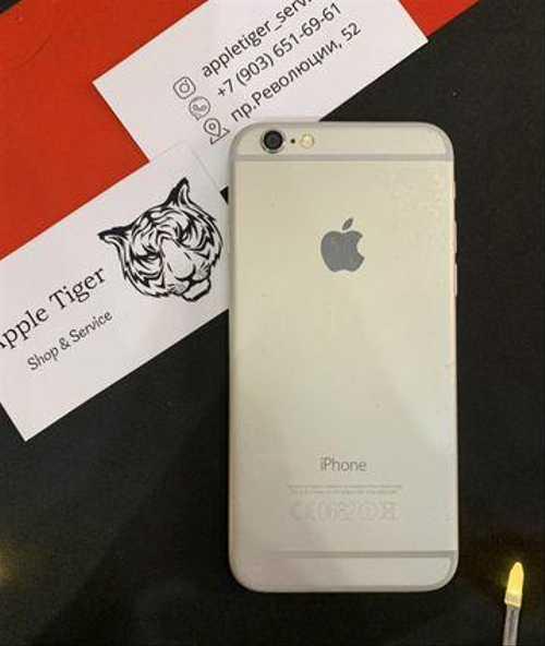Телефон iPhone(model 6(64silver) 0rigin byшка