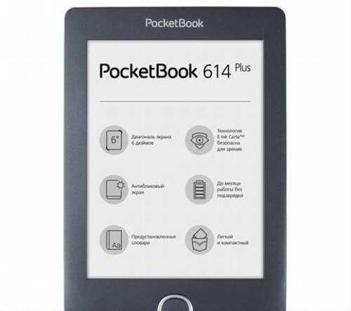 Электронная книга PocketBook 614 Plus Black