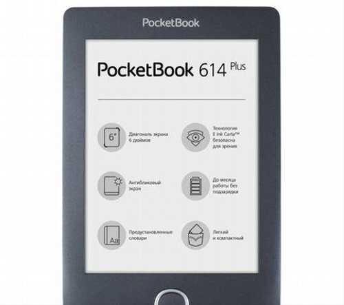 Электронная книга PocketBook 614 Plus Black