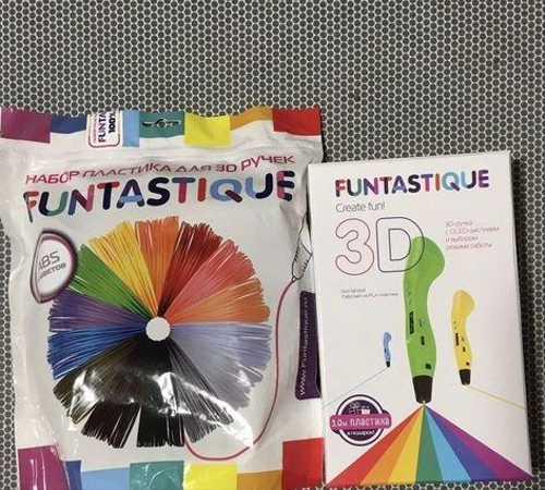 3-D ручка funtustique и набор пластика