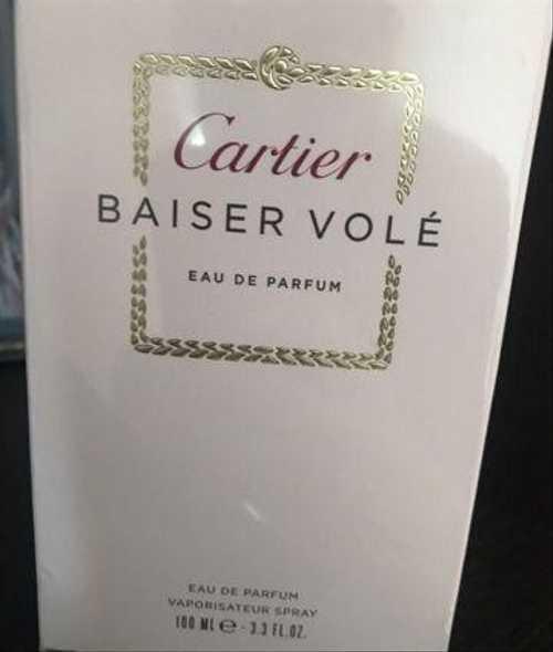 Новые духи оригинал Cartier Baiser Vole