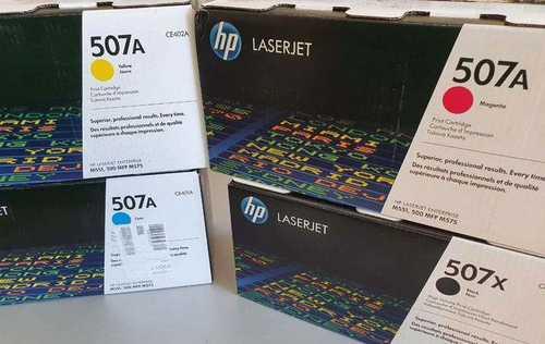 Картридж HP 507 (CE400X, CE401A, CE402A, CE403A)