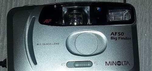 Пленочный фотоаппарат Minolta AF50 Big Finder