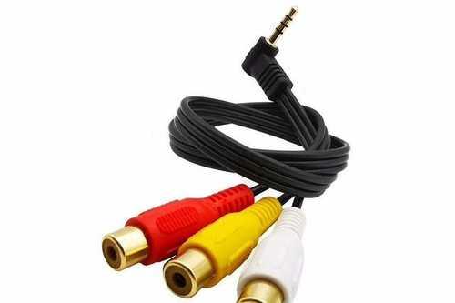 Кабель RCA на MiniJack 2 и 3 pin, CB-22 в ассортим