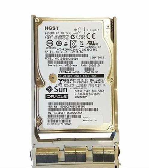 Жесткий Диск Oracle (Sun) 300GB 7045226 SAS 2.5