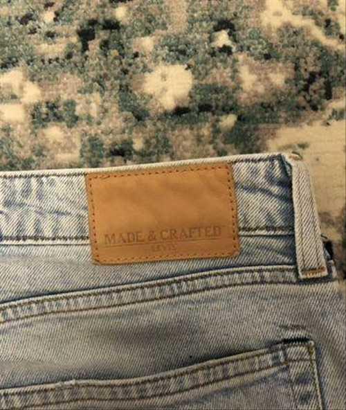 Мужские джинсы levis made and crafted