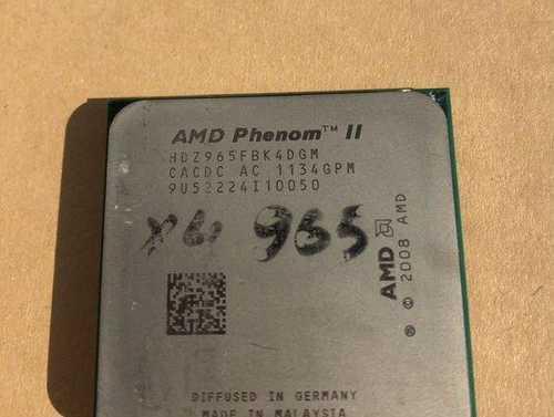Процессор AM3 AMD Phenom II X4 965