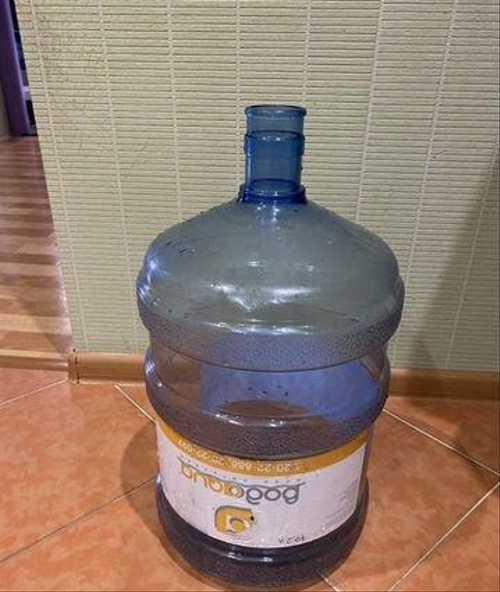 Бутыль пэт, 19 литров, без крышки
