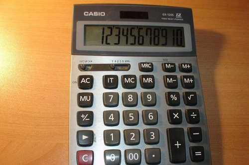 Калькулятор casio GX-120S
