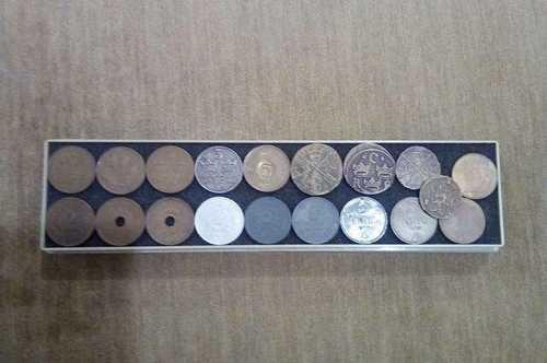 Монеты 5 орэ Дании, Норвегии, Швеции