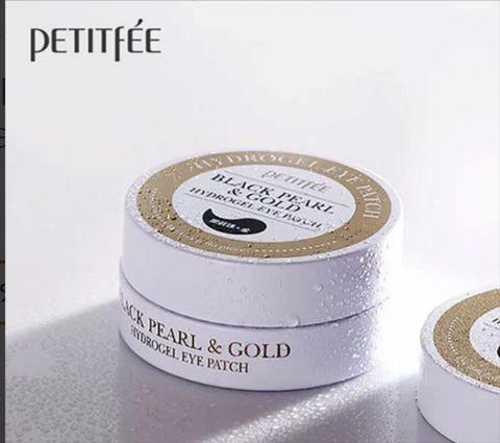 Патчи для глаз Petitfee Black Pearl & Gold Hydroge