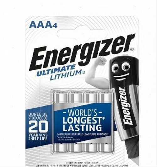Батарейки AA Energizer Ultimate Lithium 4шт