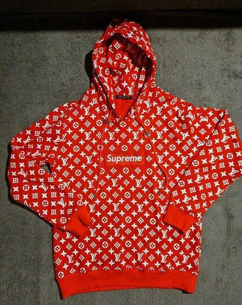 Худи supreme Louis vuitton M