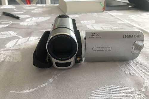 Видеокамера canon legria ls306 рабочая