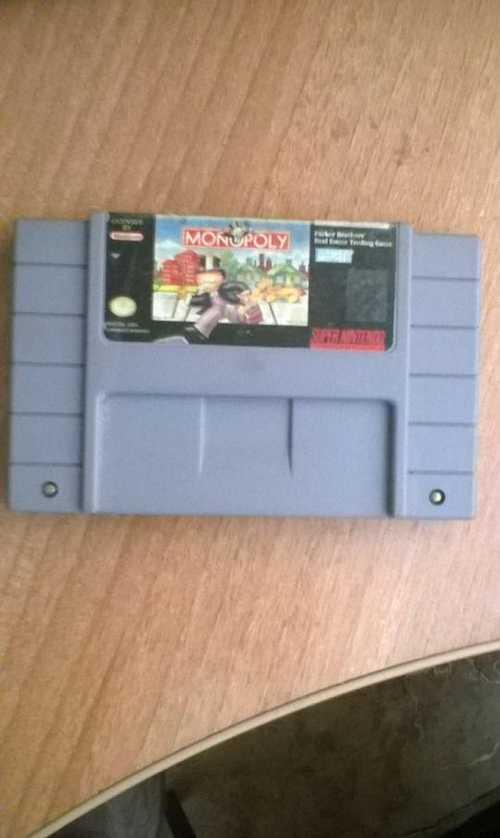 Картридж snes monopoly ntsc-u