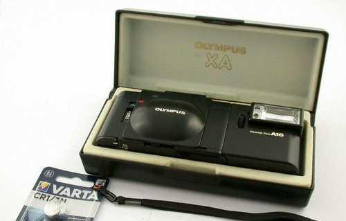 Фотоаппарат Olympus XA + вспышка A16