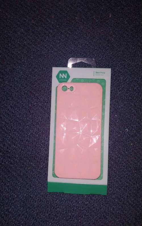 Чехол для iPhone 5,5s,5se розовый, Diamond case