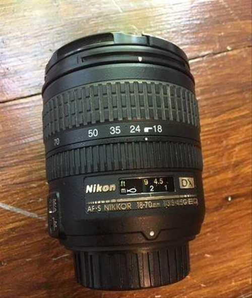 Объектив Nikon 18-70mm 3.5-4.5G