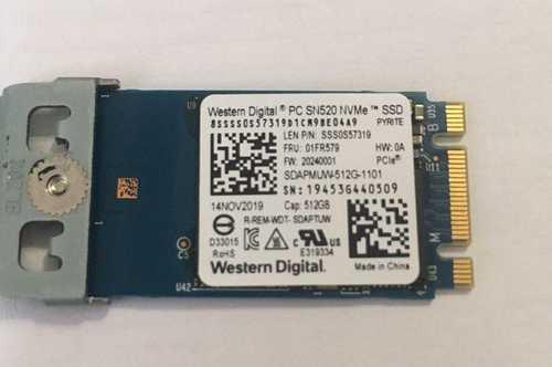 SSD WD PC SN520 NVMe