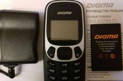 Мобильный телефон digma кнопочный linx A105N 2G