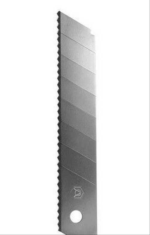 Лезвие Brigadier для ножа, зубчатое, 18 мм, 5 штук