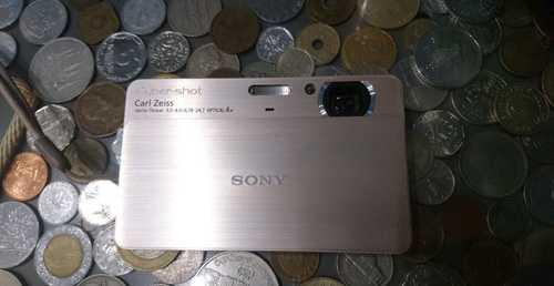 Sony DSC-T700 Cyber Shot золотистый с аквабоксом