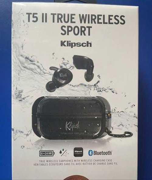 Беспроводные наушники Klipsch T5II True Sport Wire