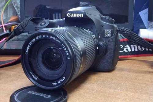 Фотоаппарат Canon eos 60d +canon 18-135