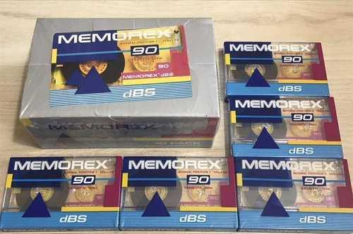 Аудиокассеты Memorex DBS90 новые 15 штук