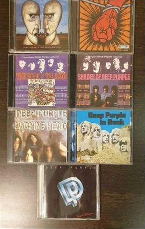 Cd - Deep Purple. Pink Floyd. Metallica