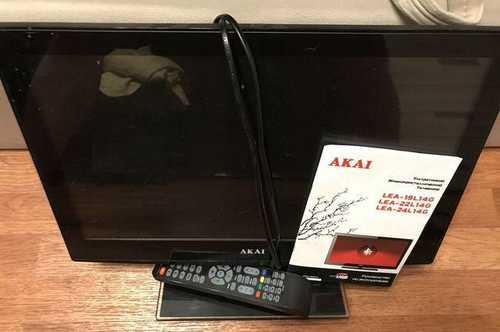 Телевизор бу плоский akai LEA-19L14G 18,5"