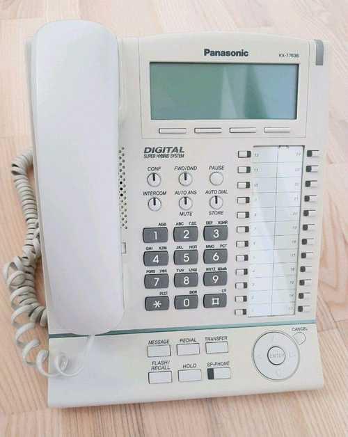 Телефон системный Panasonic KX T7636
