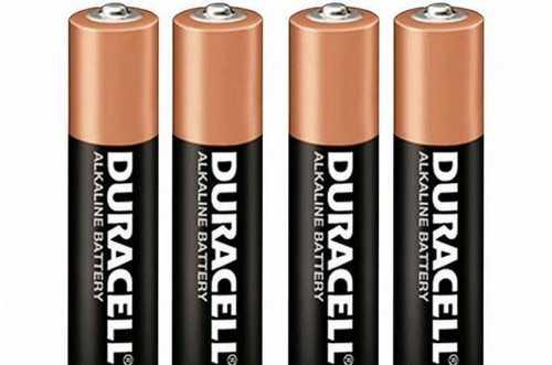 Батарейки Duracell пальчиковые, комплект по 4шт