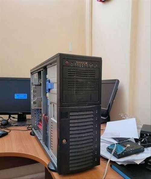 Сервер Supermicro X8DTL-iF 2*Xeon E5506 LSI raid