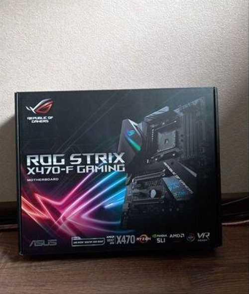 Материнская плата asus ROG strix X470-F gaming