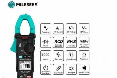 Токовые клещи + Мультиметр Mileseey MC631B