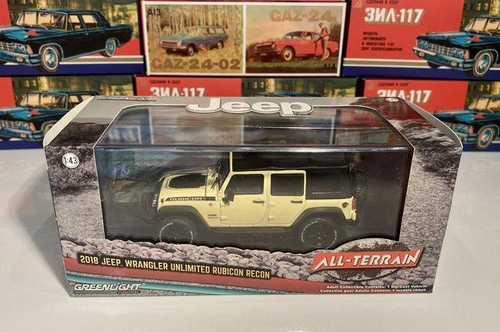 Модель Jeep Wrangler Rubicon Greenlight 1:43