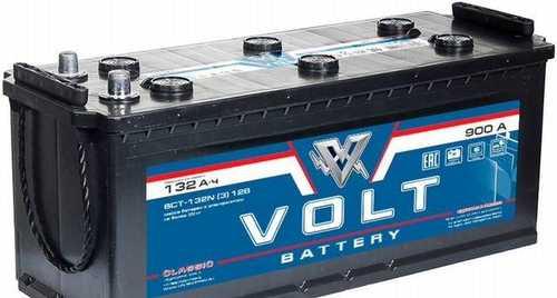 132Ah Аккумулятор 12V 6CT-132 (3) Volt Battery 900