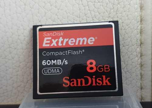 Sandisk Extreme CompactFlash 8gb 60mb/s