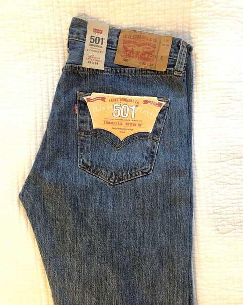 Levi’s 501 32x32 (новые, оригинал)