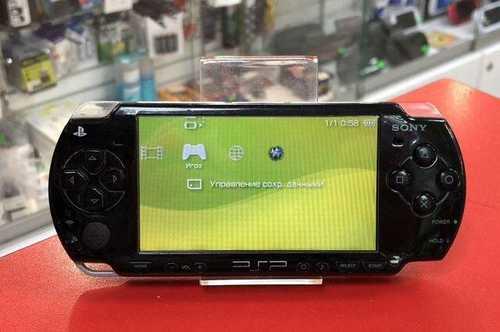 Sony PSP-2008 Slim (С, Б/У, Black, HD0161603)