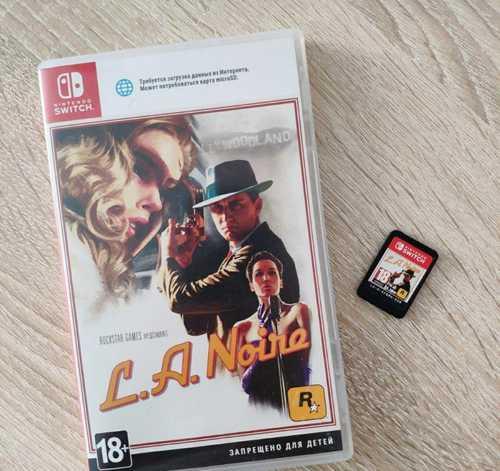 Игра L.A. Noire для Nintendo switch