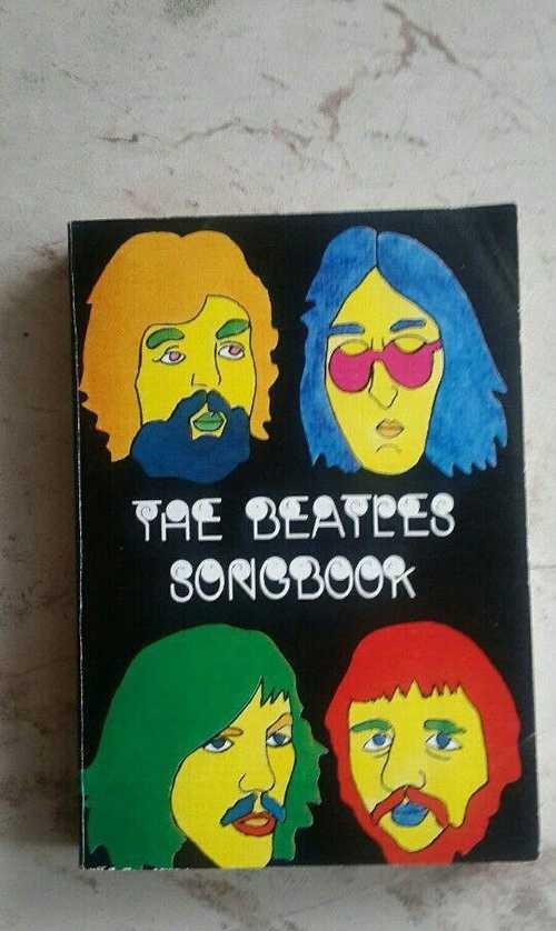 Книга с нотами и словами beatls и биография Леннон