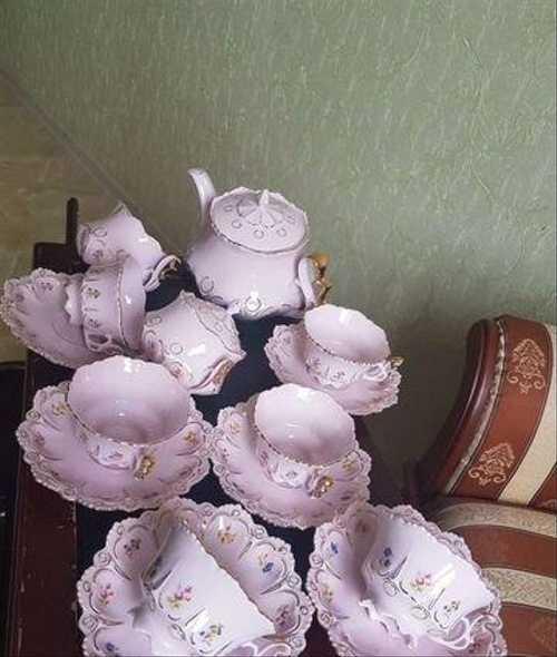 Чайный сервиз Thun Карловарский розовый