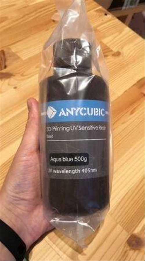 Фотополимерная смола Anycubic голубая
