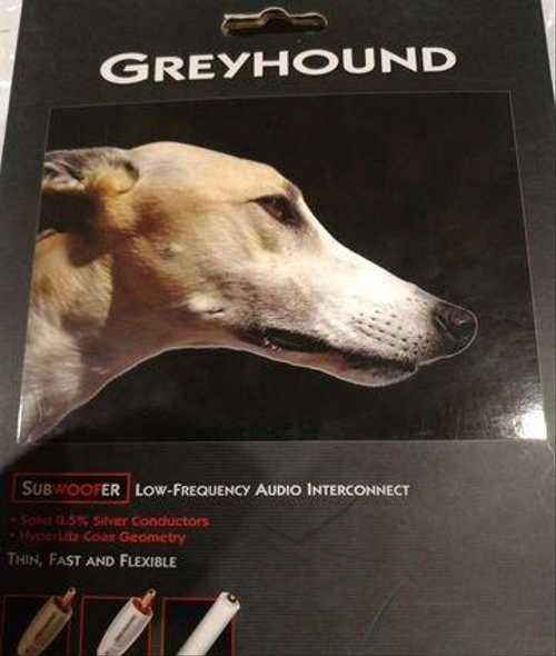 Кабель сабвуферный Audioquest Greyhound