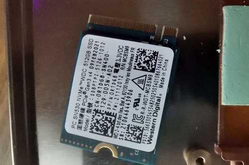 Western Digital SSD m2 nvme 512gb