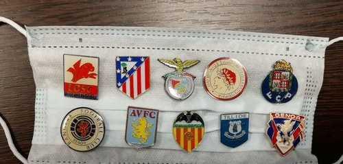Футбольные значки, европейские клубы